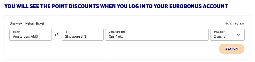 SAS EuroBonus Points Discount To Malmö And Others (Book By March 20th ...