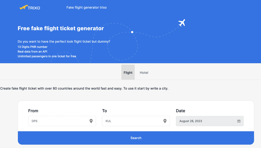 Fake Plane Tickets: Best Sites For Proof Of Onward Travel | AirLapse