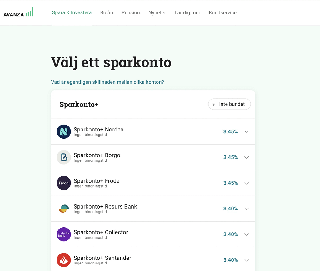 Best Savings Accounts In Sweden (High Interest) | AirLapse