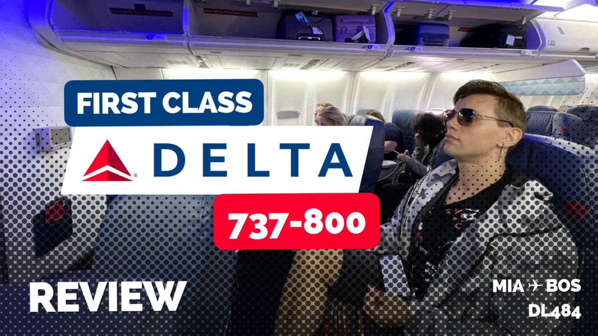 Delta 737-800 First Class In 2023: Miami To Boston (Review) | AirLapse