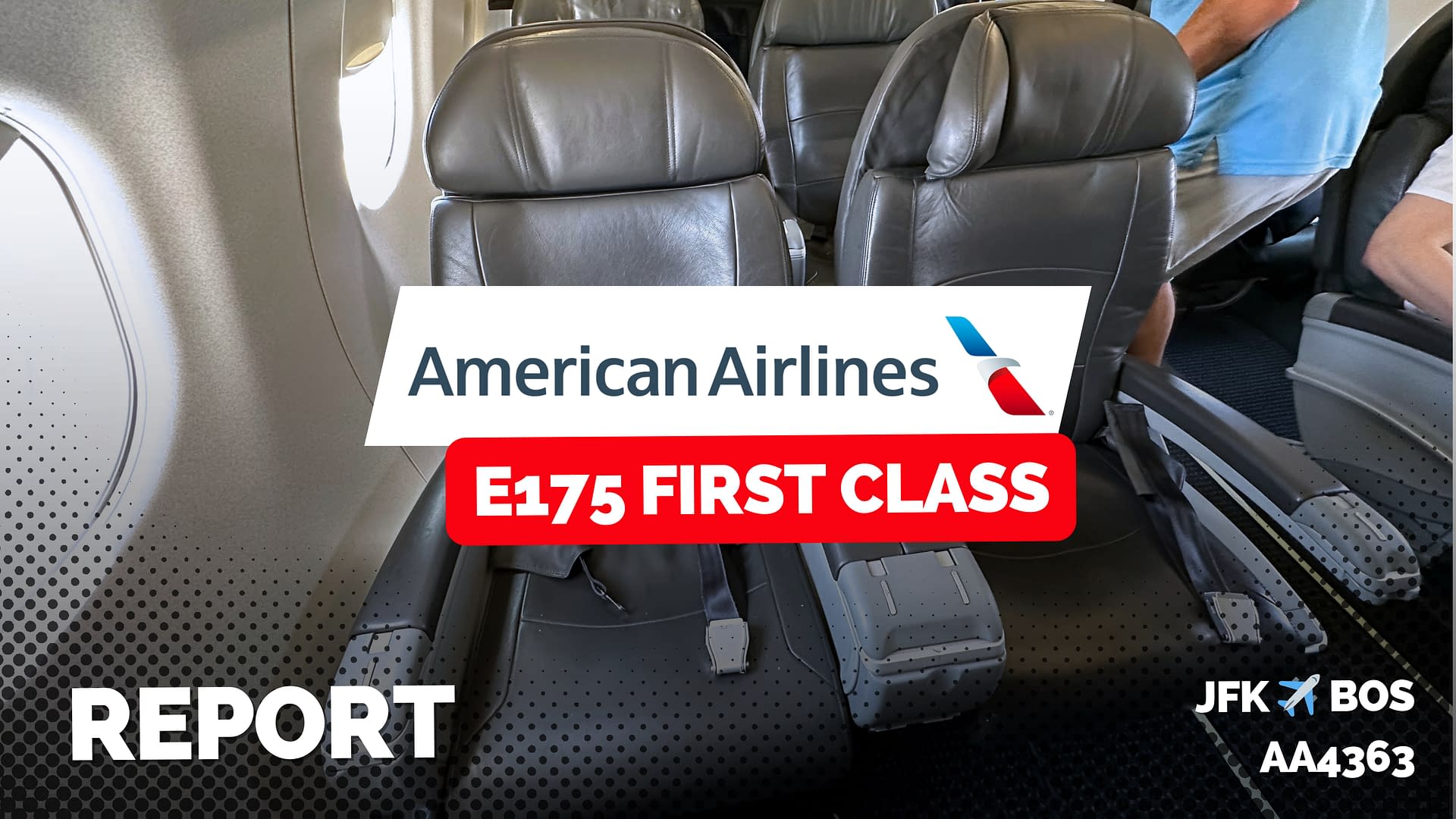 American E175 First Class From New York To Boston (2023) | AirLapse