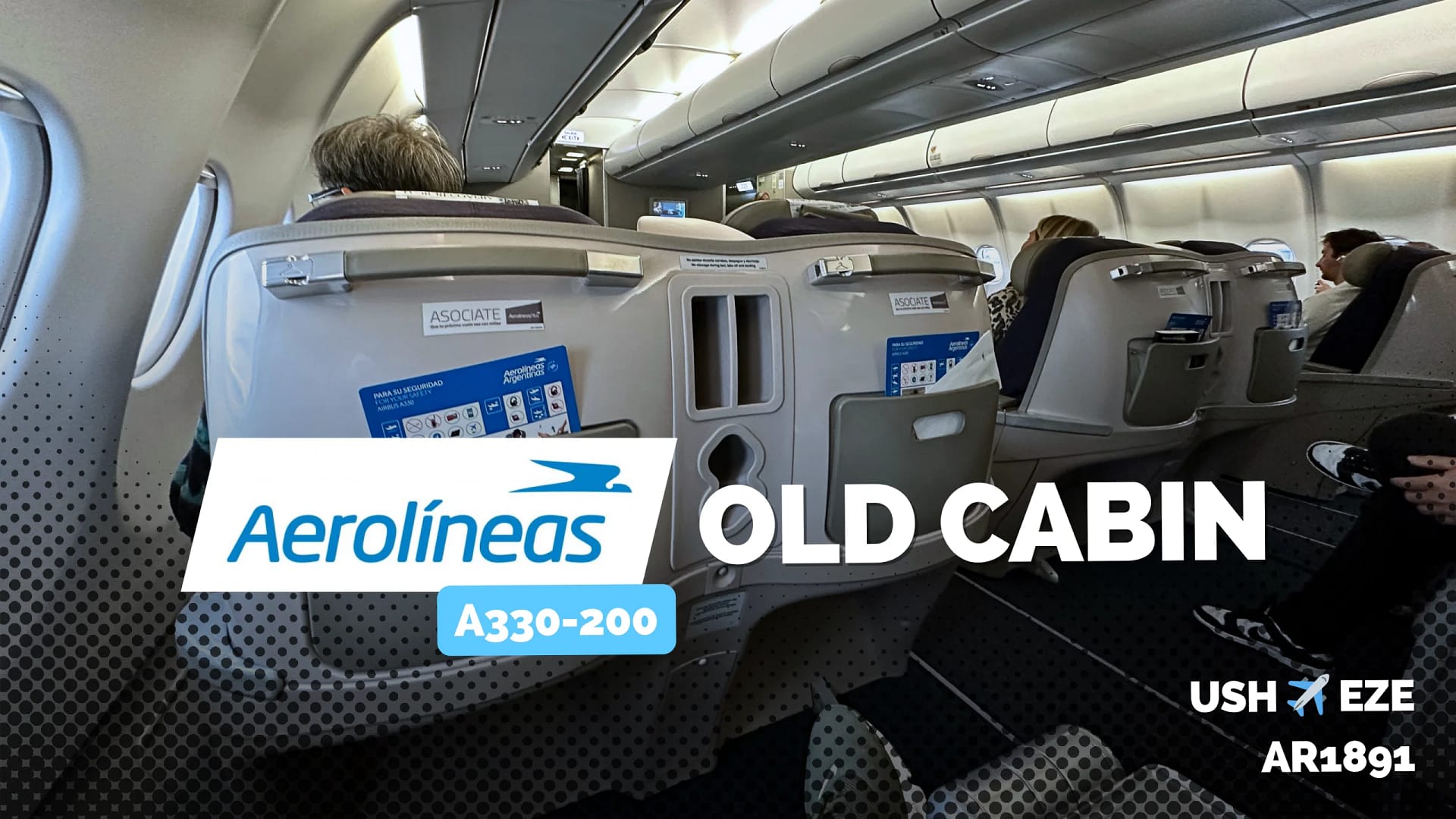The Old Business Class Cabins On Aerolineas Argentinas A330-200 (2023 ...
