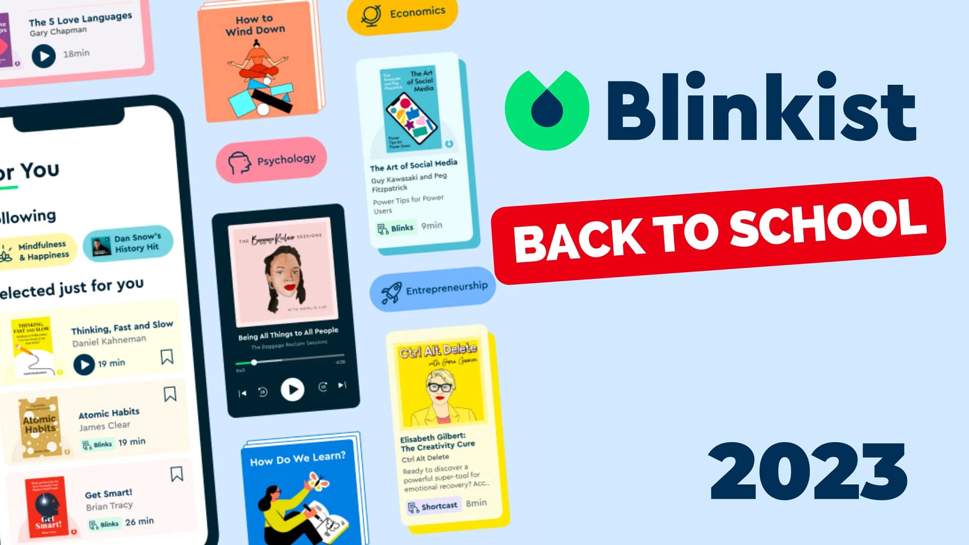 Blinkist Back To School Deal: 50% OFF, No Code Needed (2023) | AirLapse